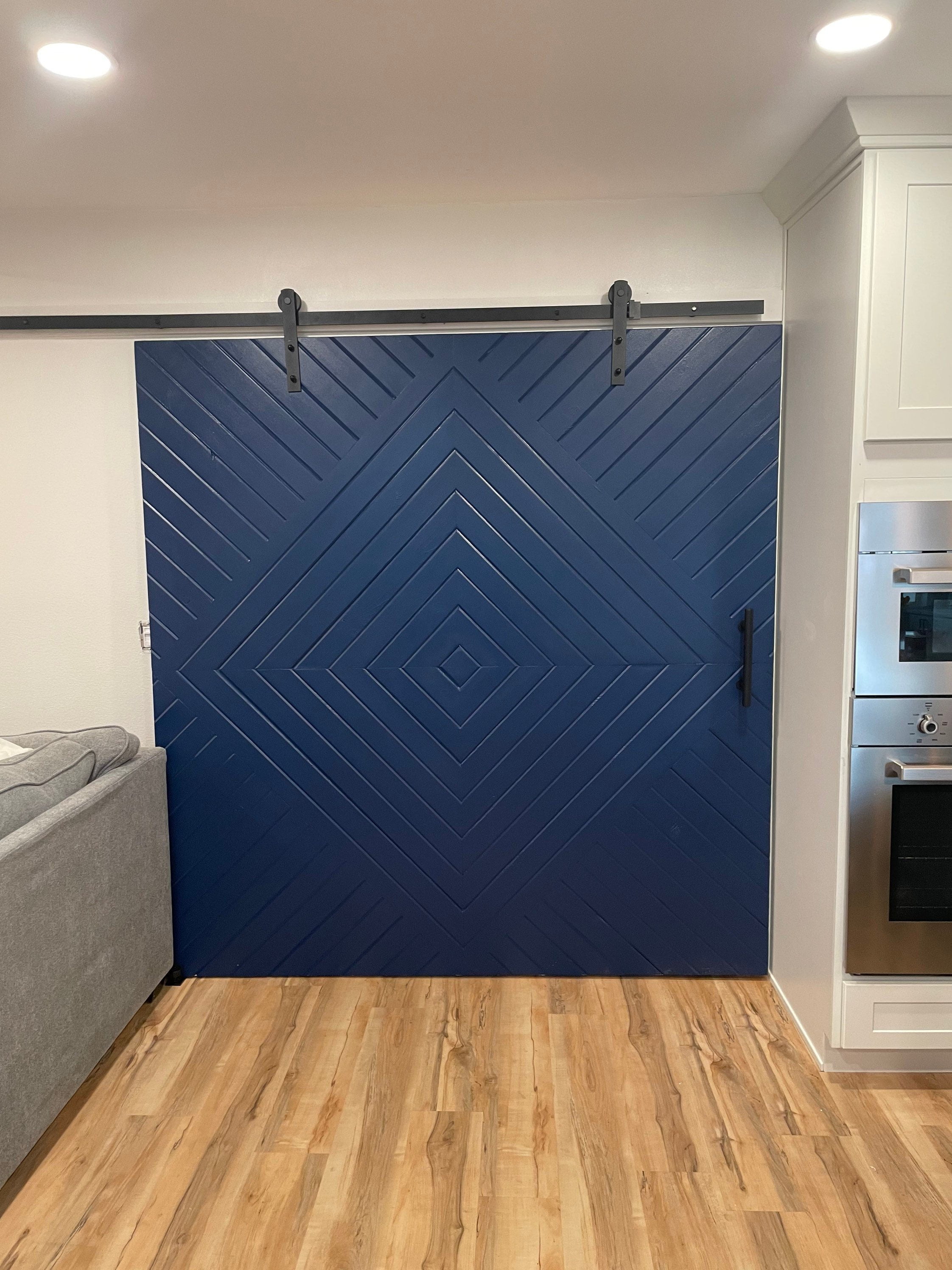 Stumps Custom Wood Handcrafted Custom Barn Door - Rustic Style Sliding ...