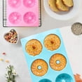 3pcs Mini Fluted Cake Pan,6-Cavity Fluted Tube Cake Pan,Silicone ...