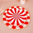 Efavormart 25 Pack | 7" Peppermint Striped Circus Dessert Disposable ...