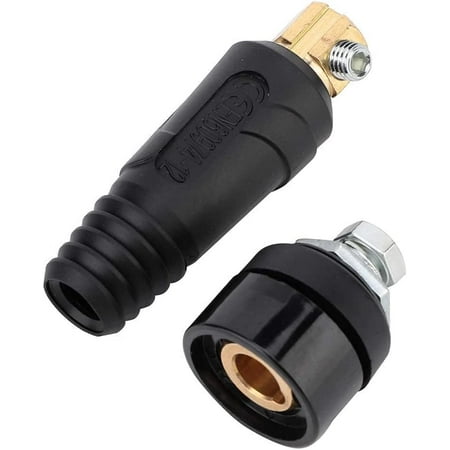 Lepai Welding Cable Connector, 3Set Copper Euro Style Welding Cable ...