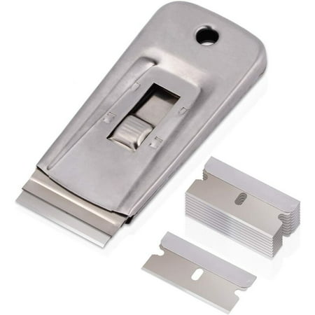 Metal Scrapers, Glass Scraper Glass Ceramic Plate Scraper with 10 Piece ...