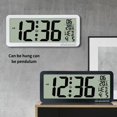 Battery Operated Large LCD Screen Digital Alarm Clock with Integrated ...