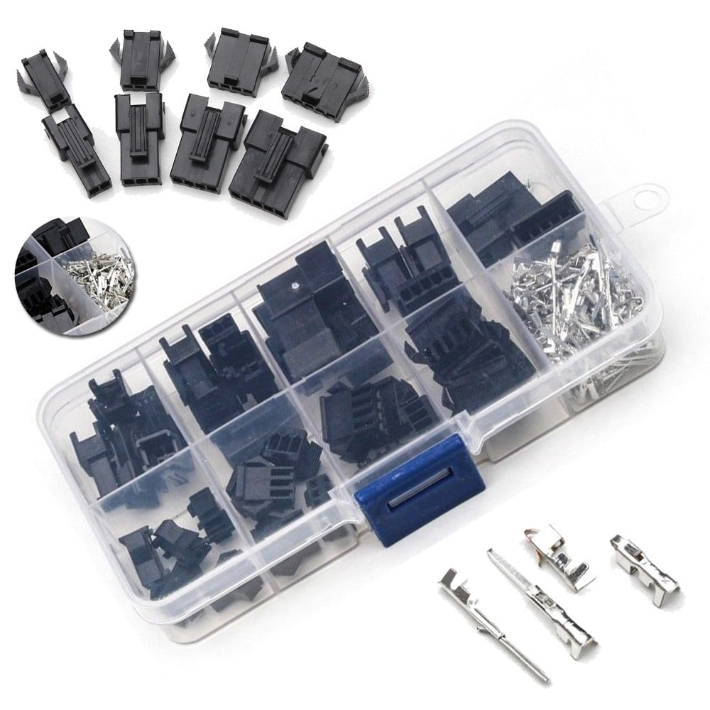 Buy 2/3/4/5Pin JST-2.54mm DuPont Terminal Line Connector Cable Plug Kit ...