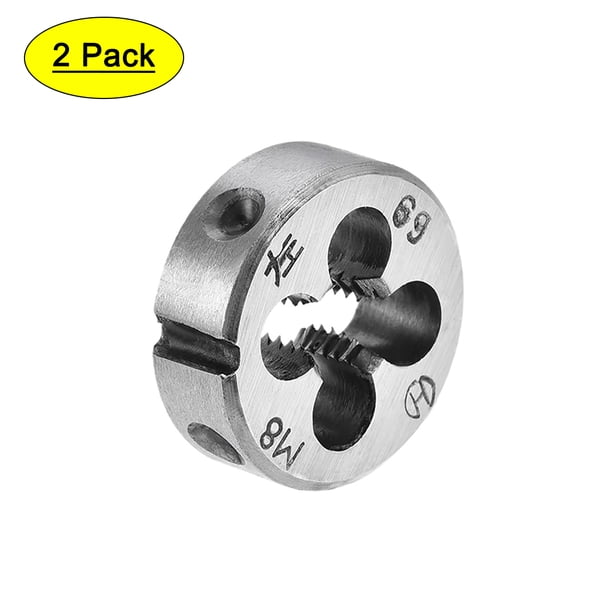 M8 Metric Left Hand Round Dies, Tool Steel Machine Thread Dies, 25mm OD ...