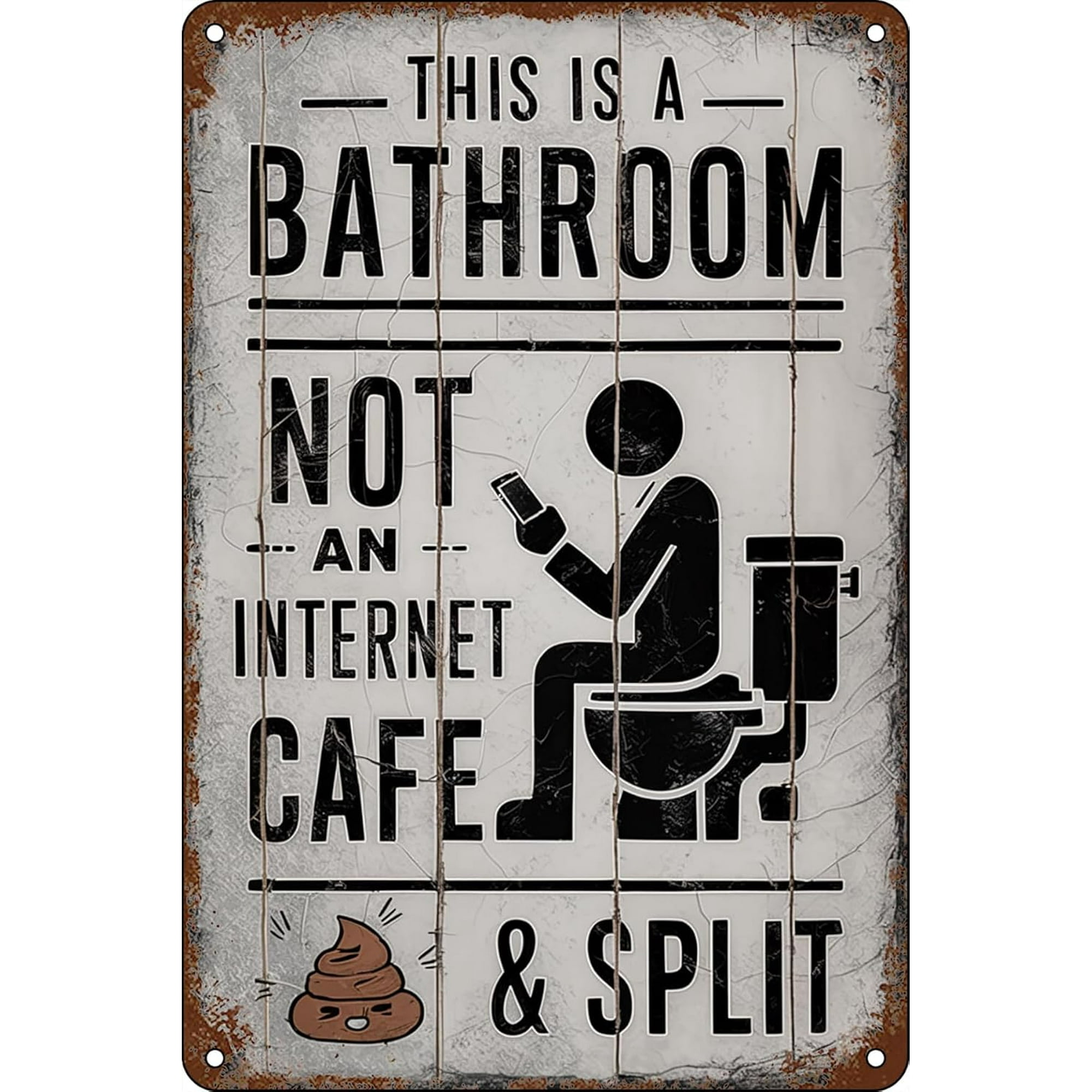 Click here for Yoyoyuyu Bathroom Toilet Decor Funny Sarcastic Vin... prices