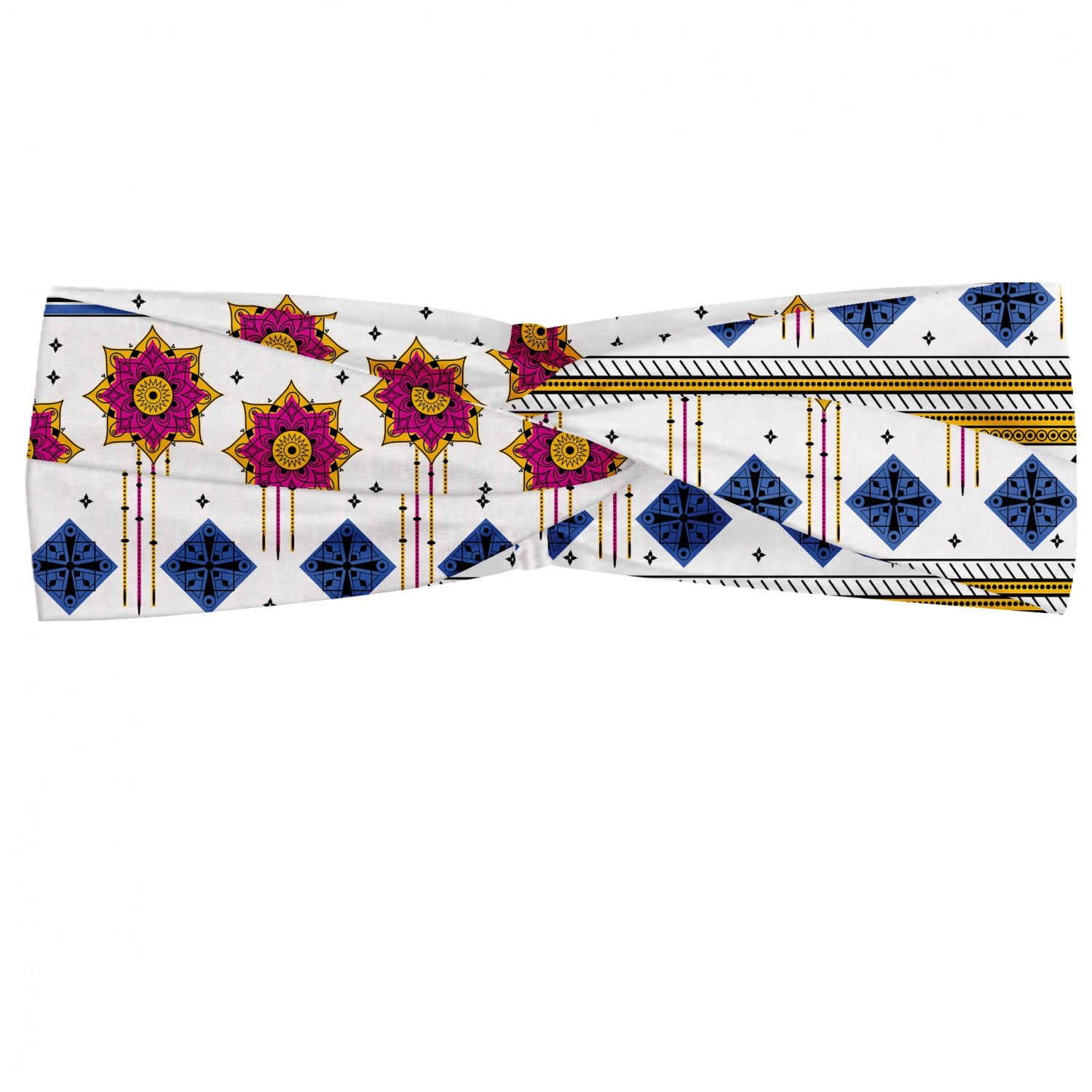 Tribal Headband, Colored Vector Seamless Pattern with Mayan Inspired ...