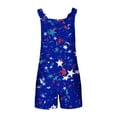 Flash Deal SEMPAI Women's Summer Comfortable Casual Suspender Printing Shorts Pocket Jumpsuit ...