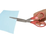 Westcott Value 8" Stainless Steel Scissor, Red, Pointed Scissor, High ...