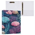 3 Ring Binder 1.5 inch Round Rings with Interior Pockets Binders ...