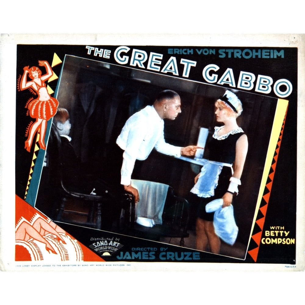 The Great Gabbo From Left Erich Von Stroheim Betty Compson 1929 Movie ...