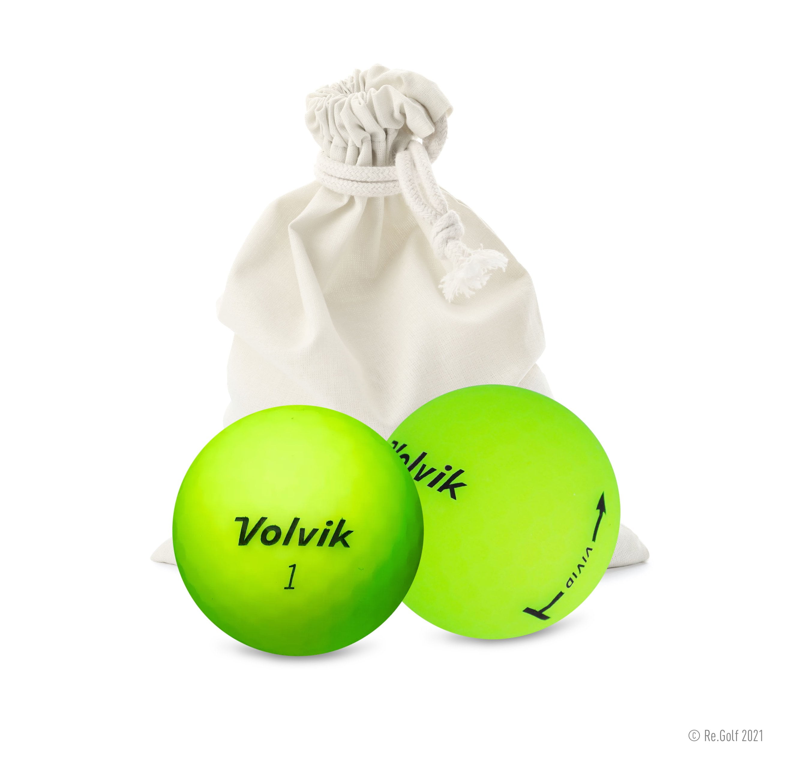 Volvik Vivid Green - Quantity 12 in Eco-Friendly Bag (Professionally ...