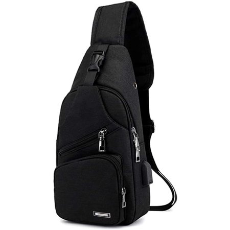 Asge Men Women Sling Backpack Anti Theft Crossbody Shoulder Chest Bag ...