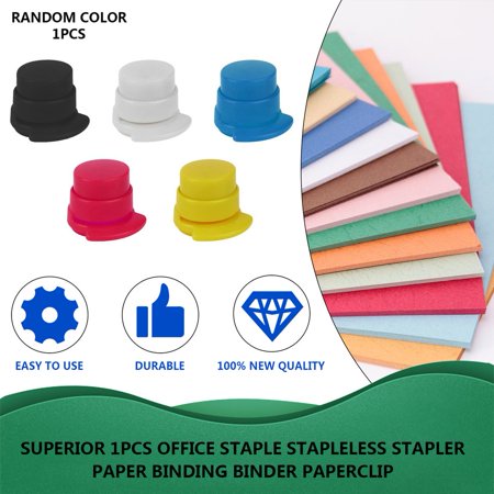 Superior 1pcs Office Staple Free Stapleless Stapler Home Paper Binding ...