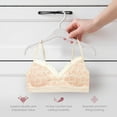 Alyce Ives Intimates Seamless Girls Bra with Lace Trim, Pink Plaid, S ...