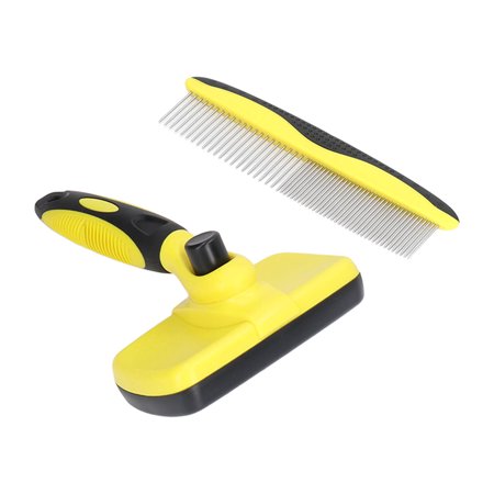 Dog Slicker Brush Comb, Remove Floating Hair Safe Deshedding Pet ...