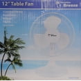 Hawaiian Breeze 12" Table Fan, Matte White - Walmart.com