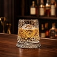 360° Rotating Whiskey Glass with LED Light Base, Spinning Stress Relief ...