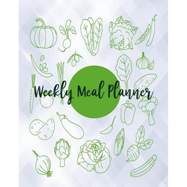Weekly Meal Planner: Food Planner & Grocery List Menu Food Planners ...