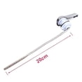 HIBIBUD 2026 New Universal Toilet Tank Flush Lever Chrome Finish Toilet ...