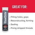 J-B Weld SteelStik Quick Setting Metal Repair Kit, Epoxy Putty Paste, 2 ...