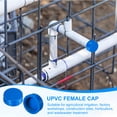 Uxcell 12-Pack 1-1/4 Inch UPVC Sprinkler Cap, Female Thread Sprinkler ...