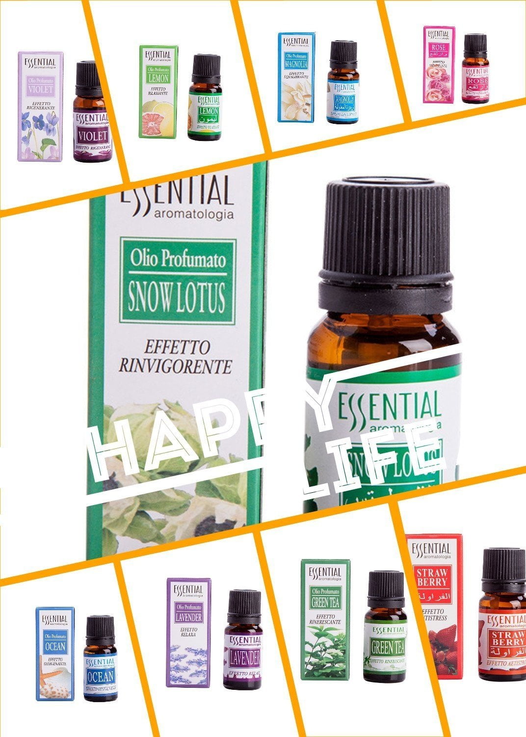 A Set Of 10 Essential Oil in 10 Various Scents 10ML Each Individual ...