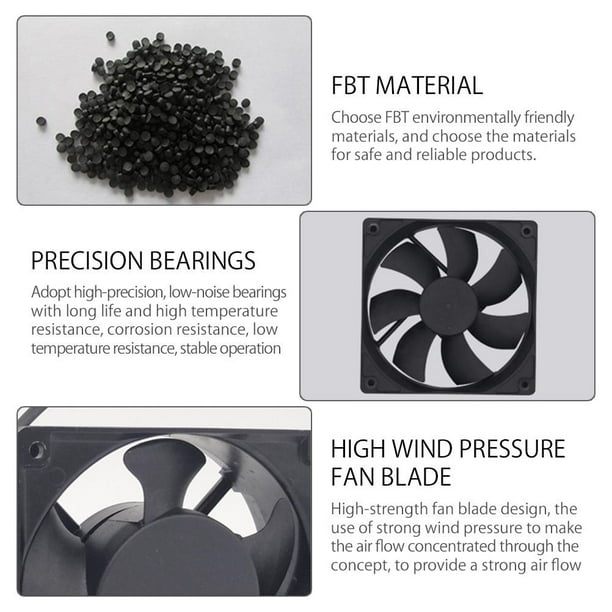 Computer Case Fan 12025 Fan Strong Quiet Computer Case Fan 12V DC ...