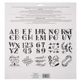 Alphabet Decorative Fonts by Craft Smart - 12" x 12" - 64 designs ...