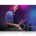 Pyle PTED06 - Electronic Tabletop Drum Machine - Digital Drumming Kit ...