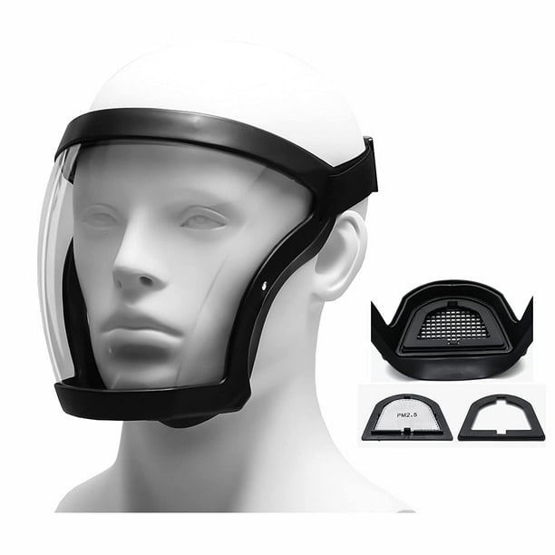 HOUFIY Protective Face Shield Full Cover Visor Glasses with Frames ...