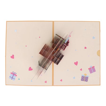 3D Greeting Card, Handwritten Greetings 3D Birthday Greeting Card DIY ...