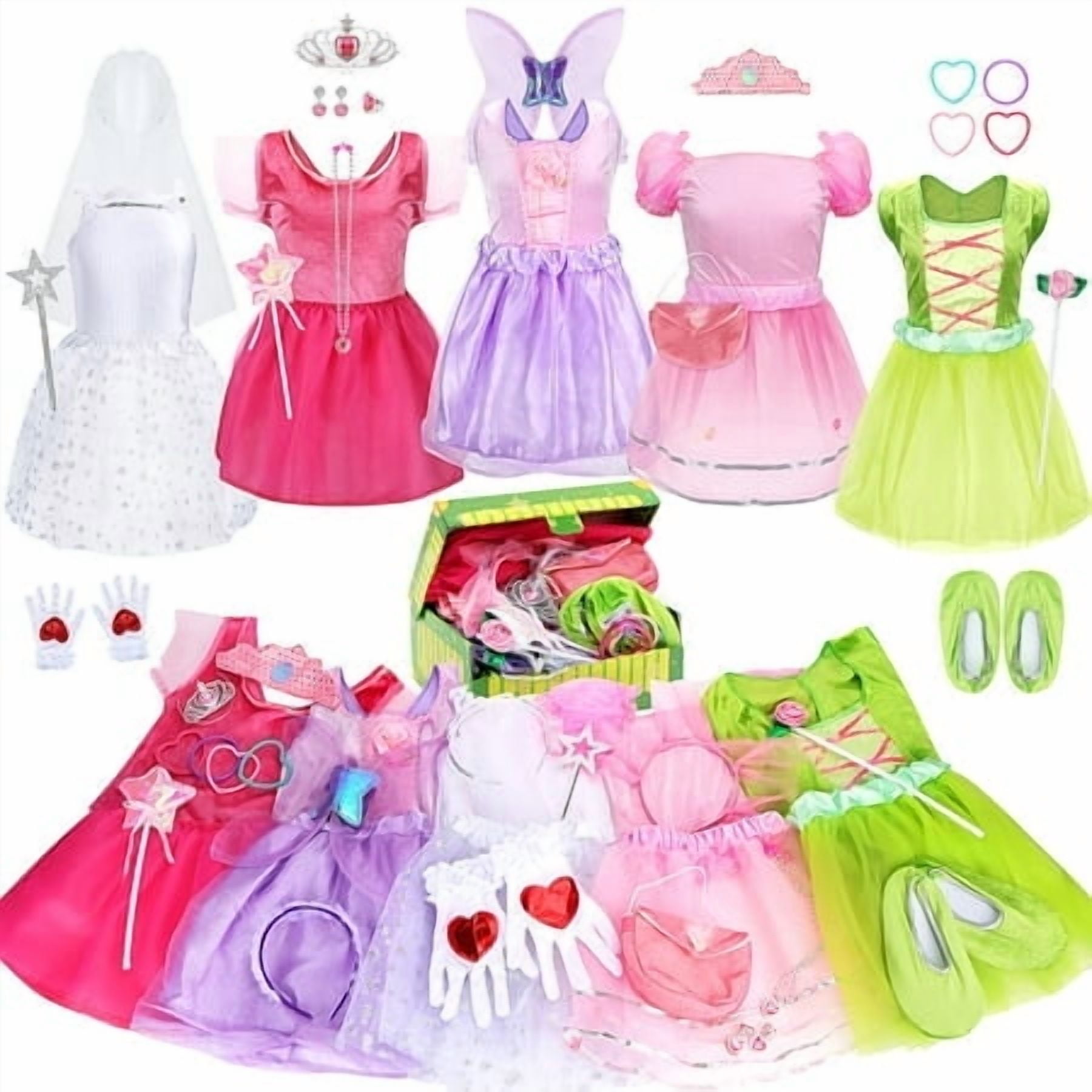 Click here for Fedio Dress Up Clothes For Little Girls - Kids Dre... prices