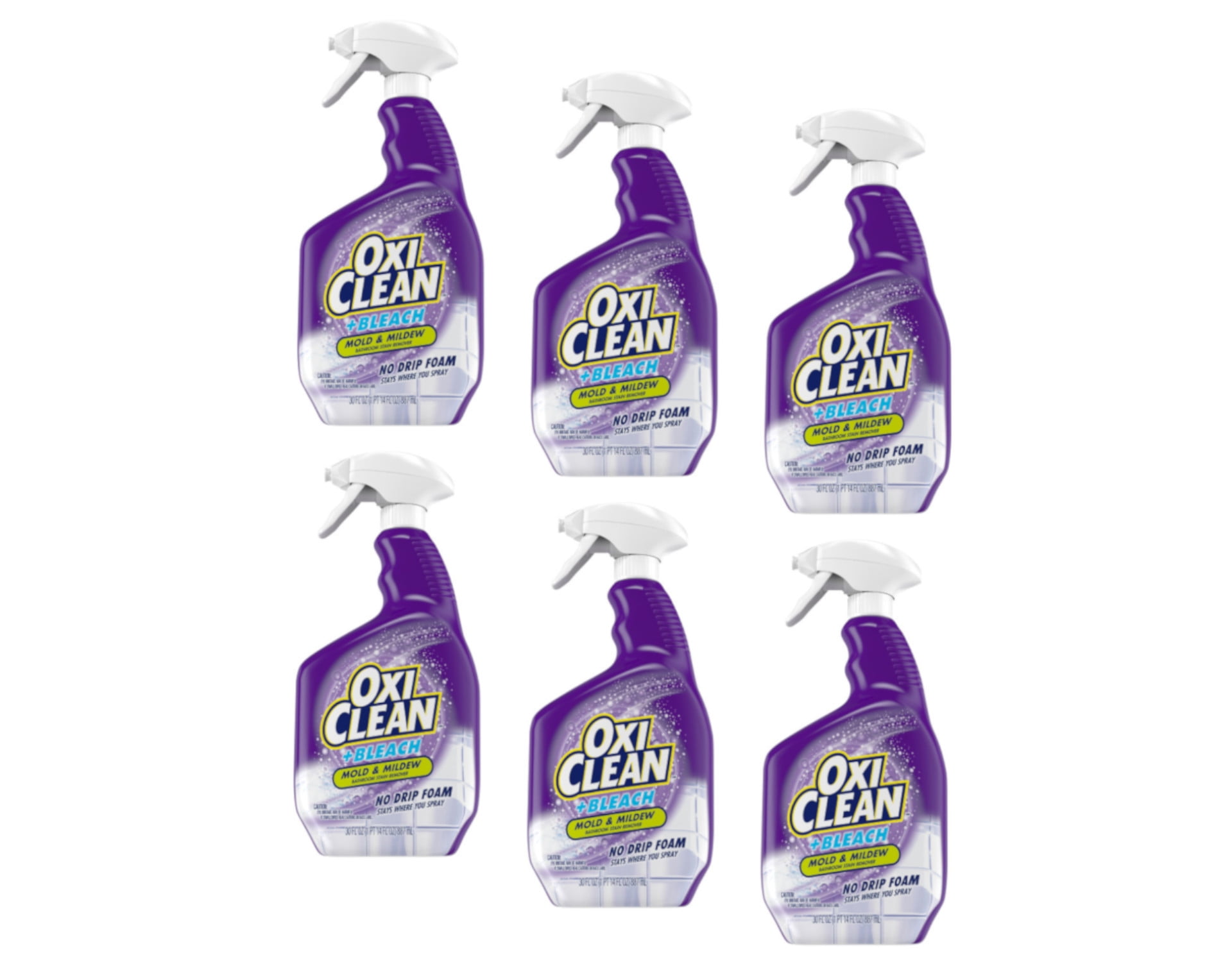 OxiClean plus Bleach, No Drip Foam, Mold & Mildew Bathroom Stain ...