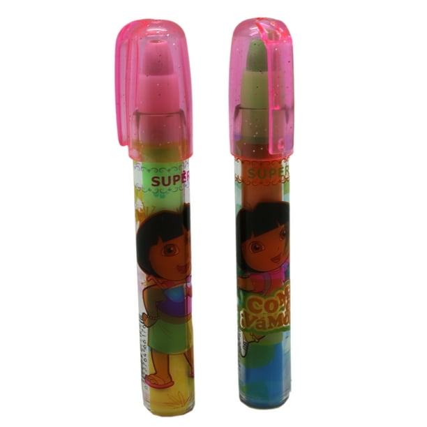 Dora Rainbow Colored Eraser Cartridges Pen Set (2pc) - Walmart.com