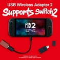 8BitDo USB Wireless Bluetooth Adapter 2 for Nintendo Switch 2 Switch ...