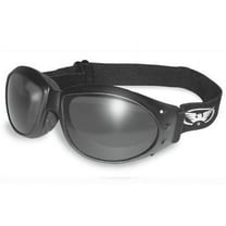 Cafe Racer Thick Leather Padded Steam Punk Motorcycle Goggle Copper ...