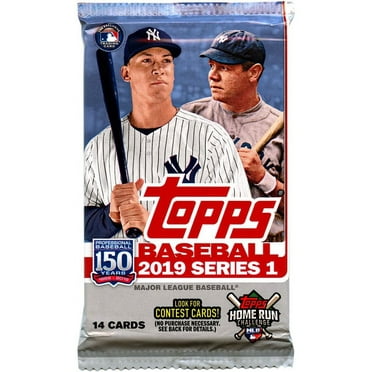 Topps 2019 Baseball Series 1 Trading Cards Display Box (Retail Edition ...