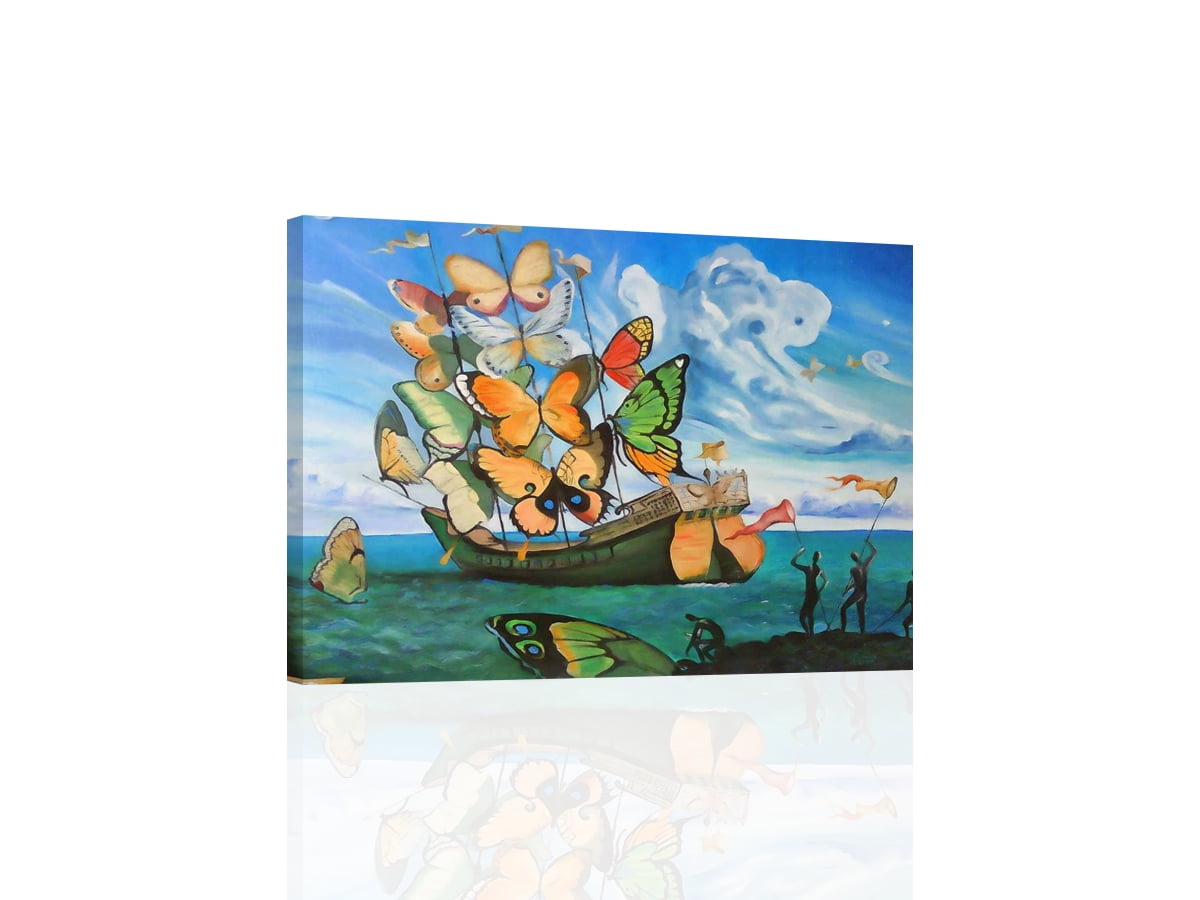 Salvador Dali Paintings Butterfly