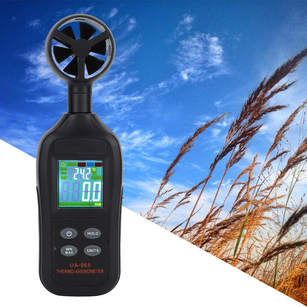 LYUMO UA965 Digital Anemometer Handheld Wind Speed Meter Measuring Air LYUMO UA965 Digital Anemometer Handheld Wind Speed Meter Measuring Air