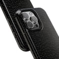 Black Croc Effect Tough Phone Case, Textured Dual Layer Protective ...