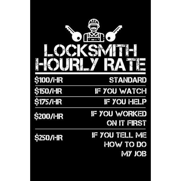 Locksmith Hourly Rate: Small Business Planner 6 x 9 100 page to ...