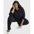 Hanes Just My Size Ecosmart Womens Plus Size Fleece Sweatpants Open