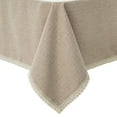 GLORY SEASON Textured Tablecloth Linen Rustic Burlap Washable Solid ...