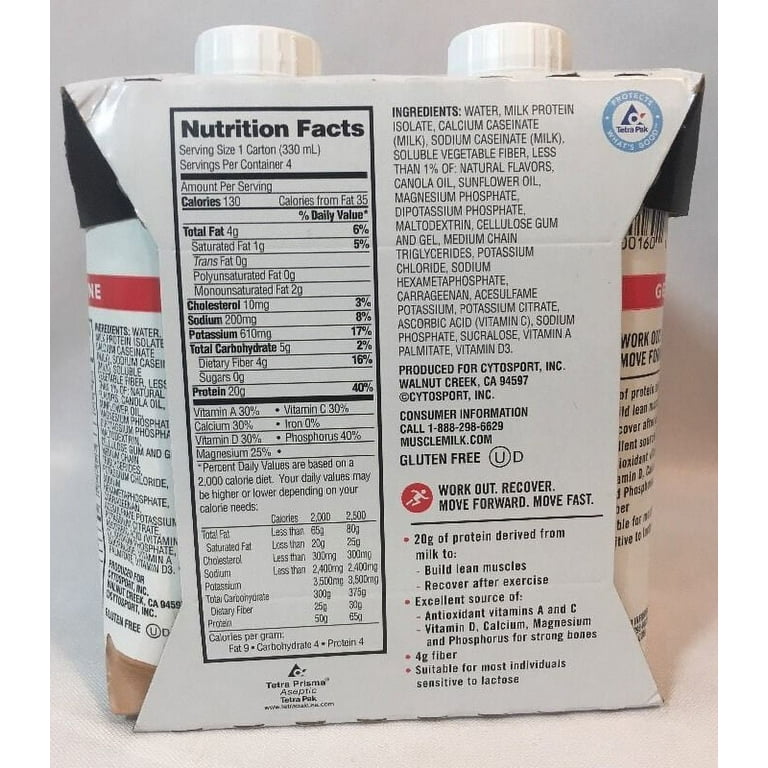 Muscle Milk Pro Series 32 Mega Protein Shake Intense, 50% OFF