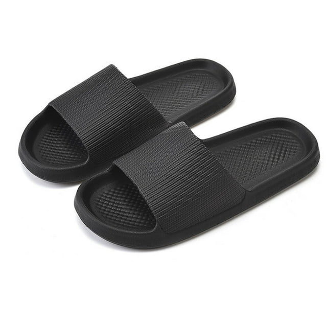 Dvkptbk Slippers for Women Womens Mens Solid Color Slippers Super Soft ...