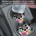 CounterArt "Metro Bold" 1 Pack Absorbent Stone Coaster for Vehicle Cup ...