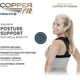 Copper Fit Health Plus Posture Corrector Brace, Reduce Neck, Back and ...