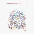 100 Pieces Mixed Colors Eyelets Air Eye 5mm Inner Diameter Eyelets for ...