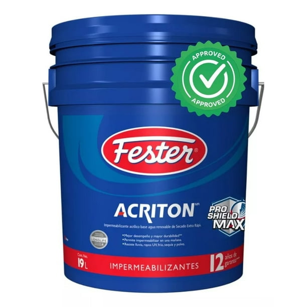 Fester Acriton 12 Años Proshield Max Rojo 19 ¡seca En 30min | Bodega ...