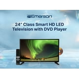 "Emerson Smart HD LED TV 24"" Class, Compatible Small Flat Screen with ...